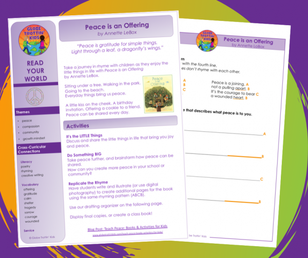 Teach Peace: Books & Activities for Kids - Globe Trottin' Kids
