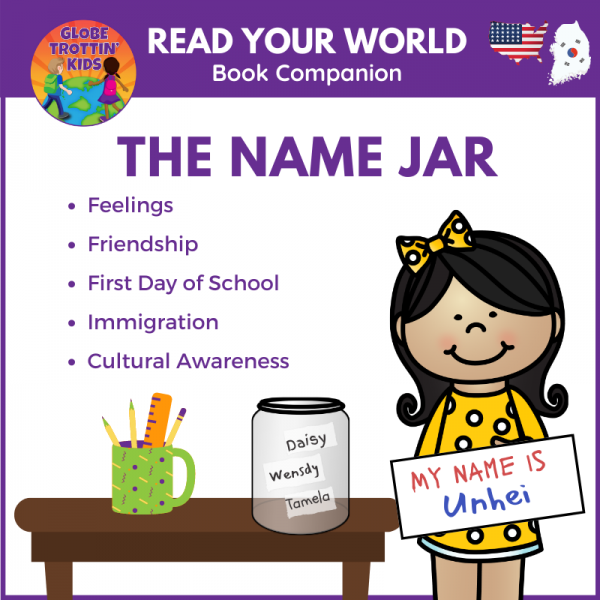 The Name Jar Book Companion - Globe Trottin' Kids