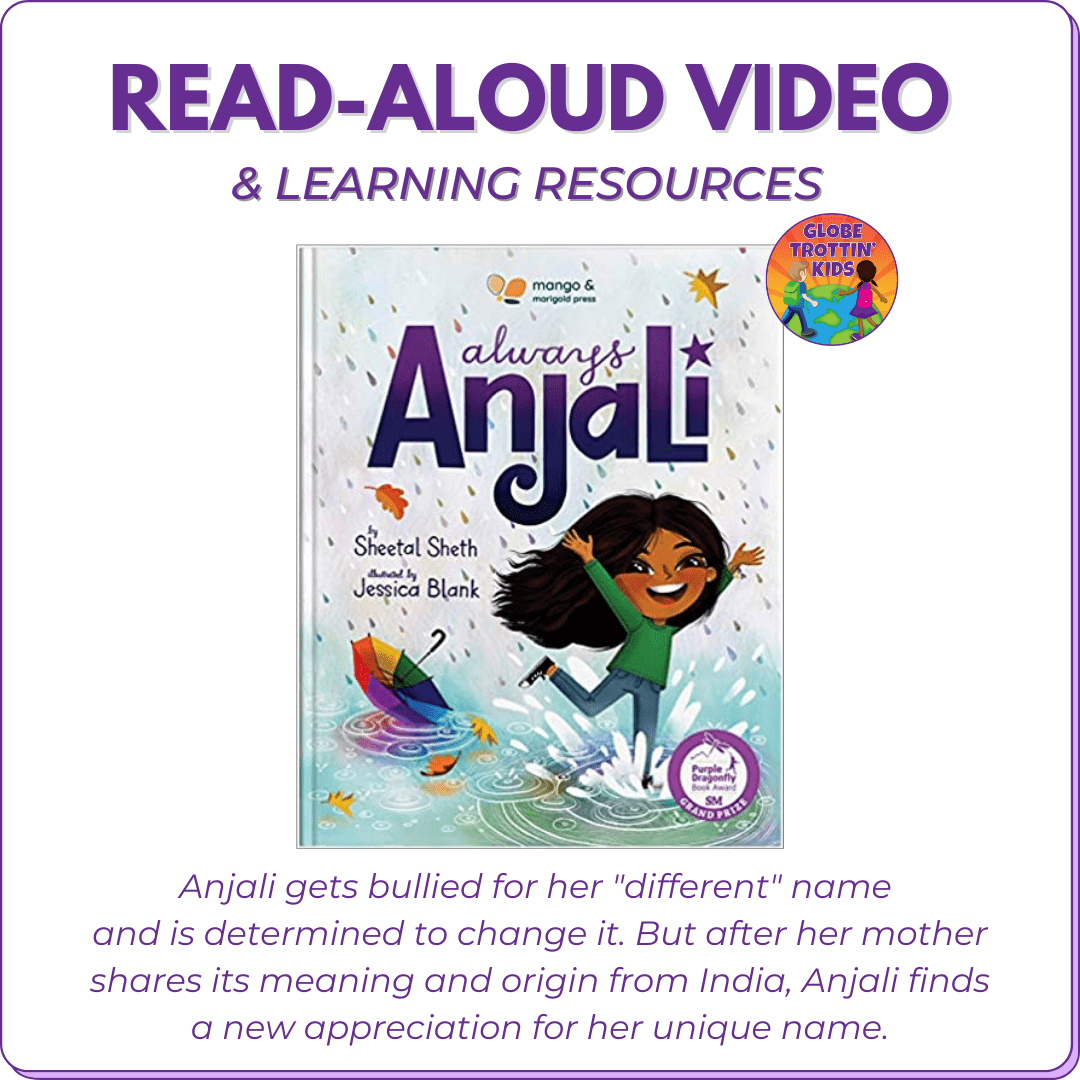 Always Anjali Read-Aloud Video and Resources