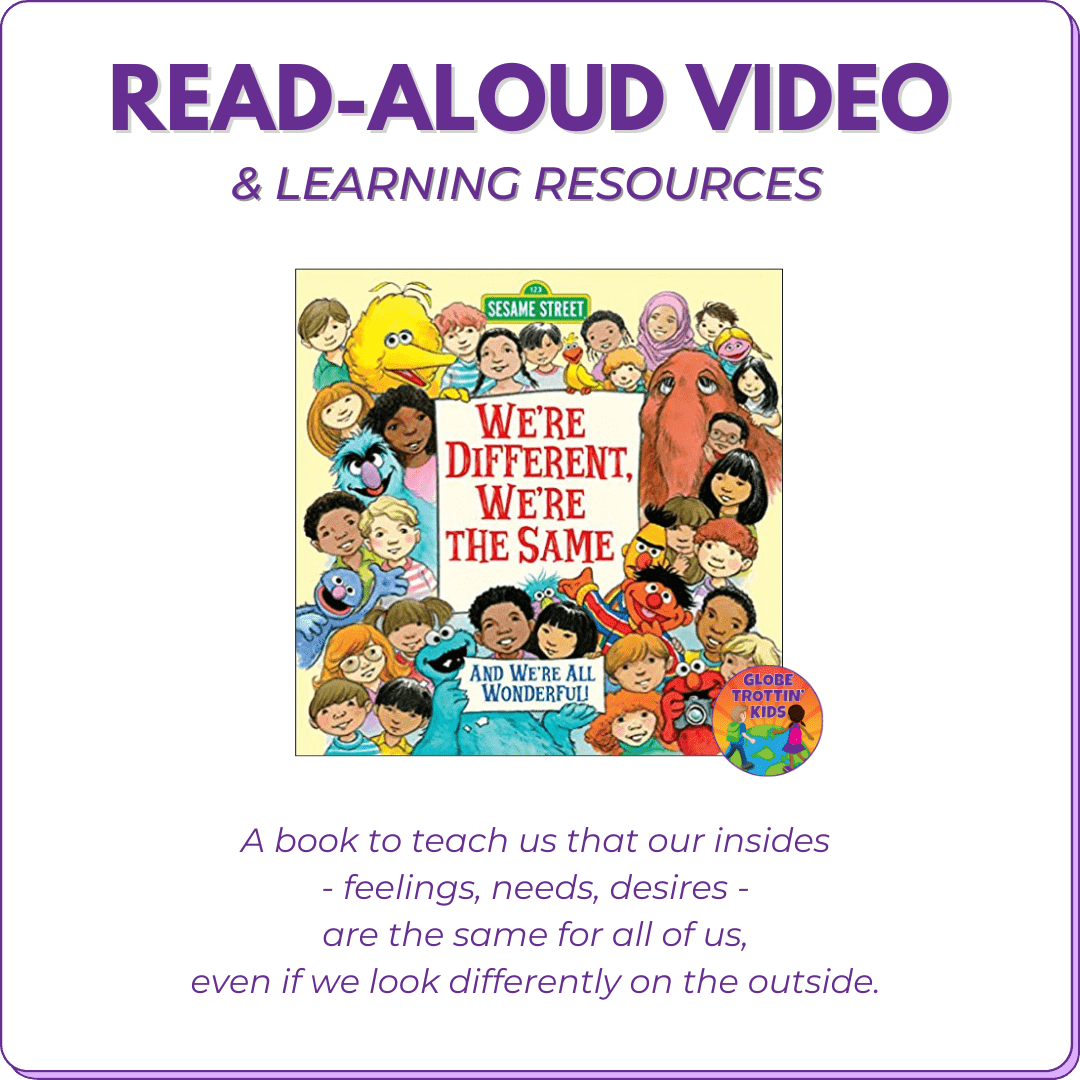 We’re Different, We’re the Same Read-Aloud Video and Resources - Globe ...