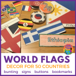 World Flags Printables - Globe Trottin' Kids