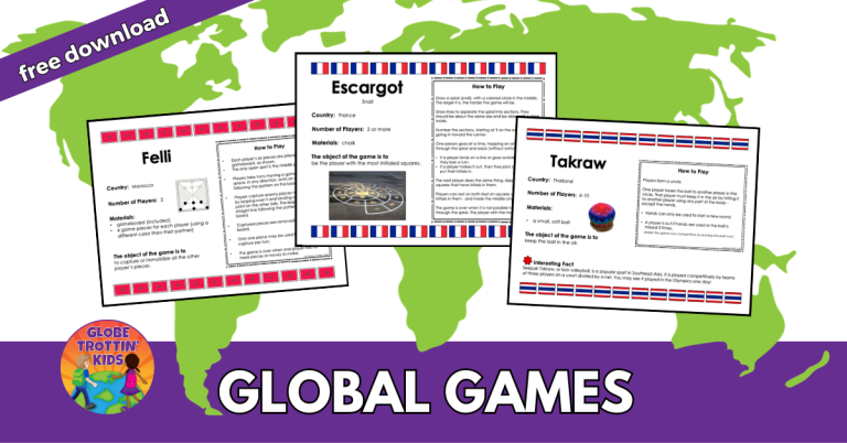 3 Free Global Games - Globe Trottin' Kids
