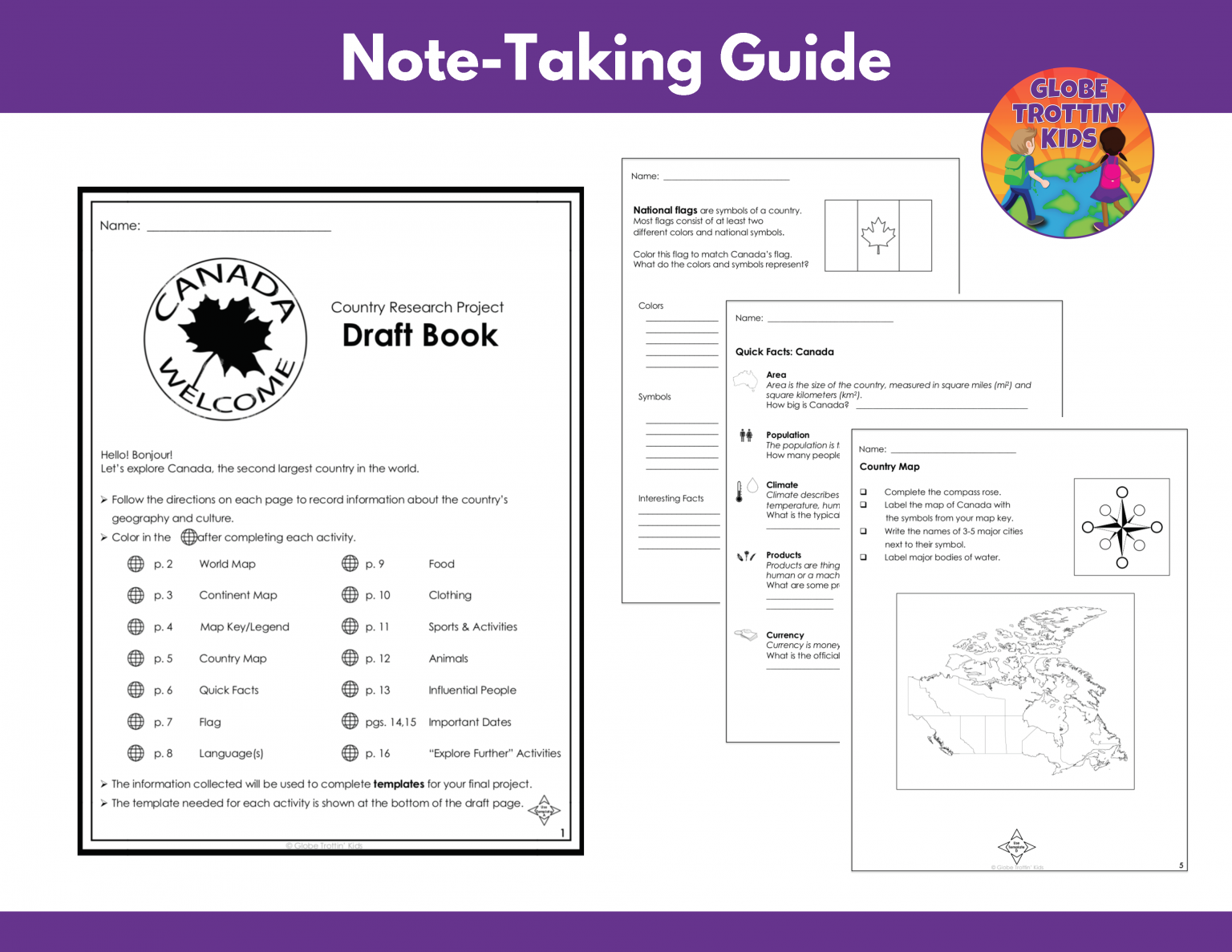 Canada Country Research Project - Globe Trottin' Kids