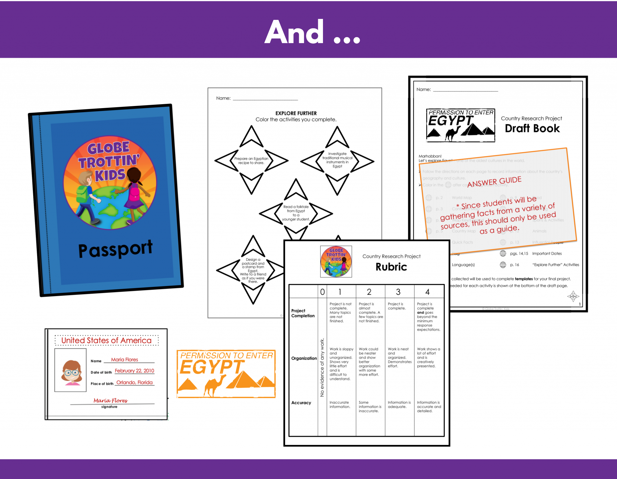 Egypt Research Project - Globe Trottin' Kids