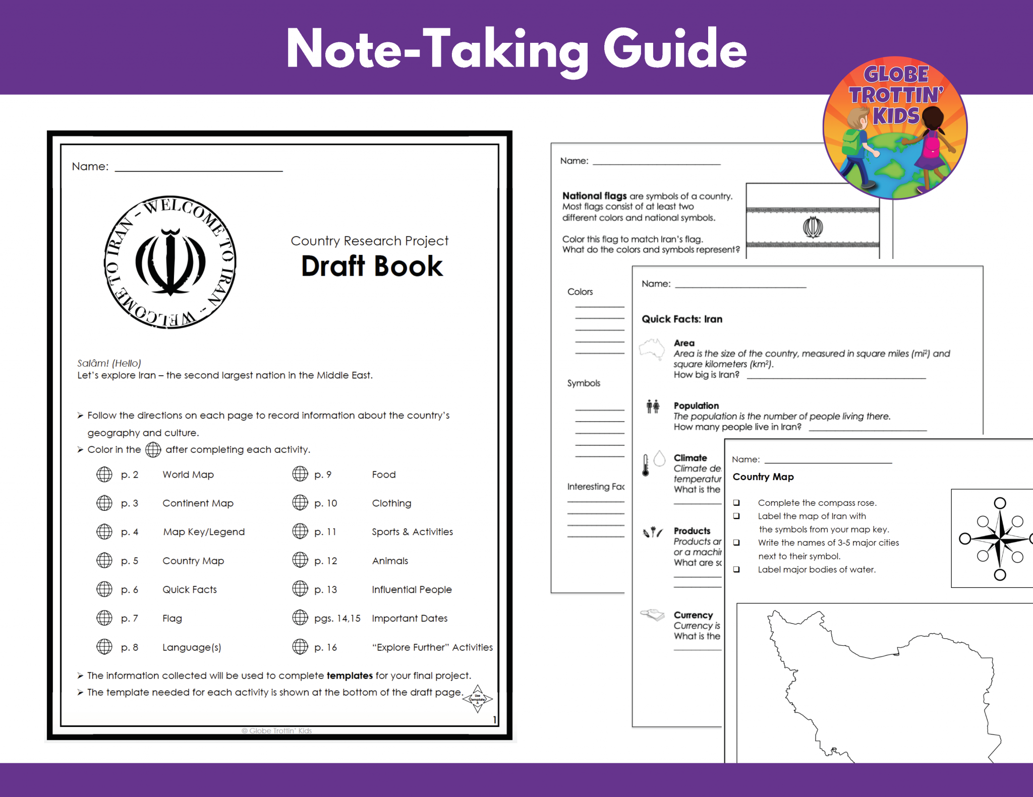 Iran Research Project - Globe Trottin' Kids
