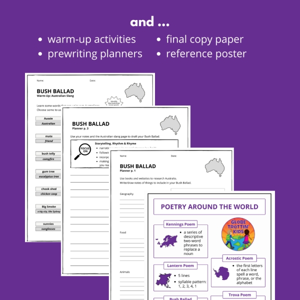 Poetry Writing Around the World - Globe Trottin' Kids