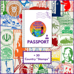 Student Passport Template & Stamps - Globe Trottin' Kids