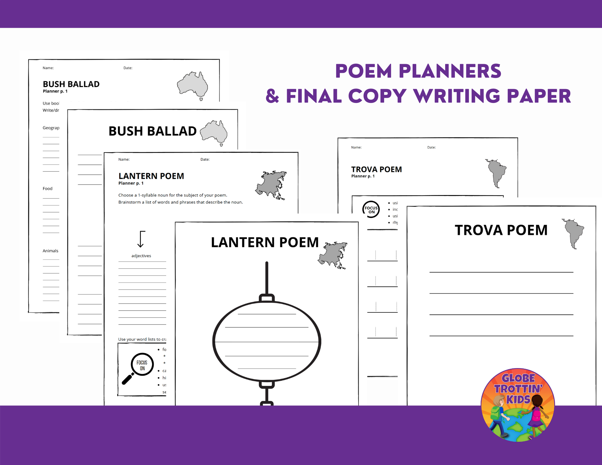 Poetry Writing Around the World - Globe Trottin' Kids