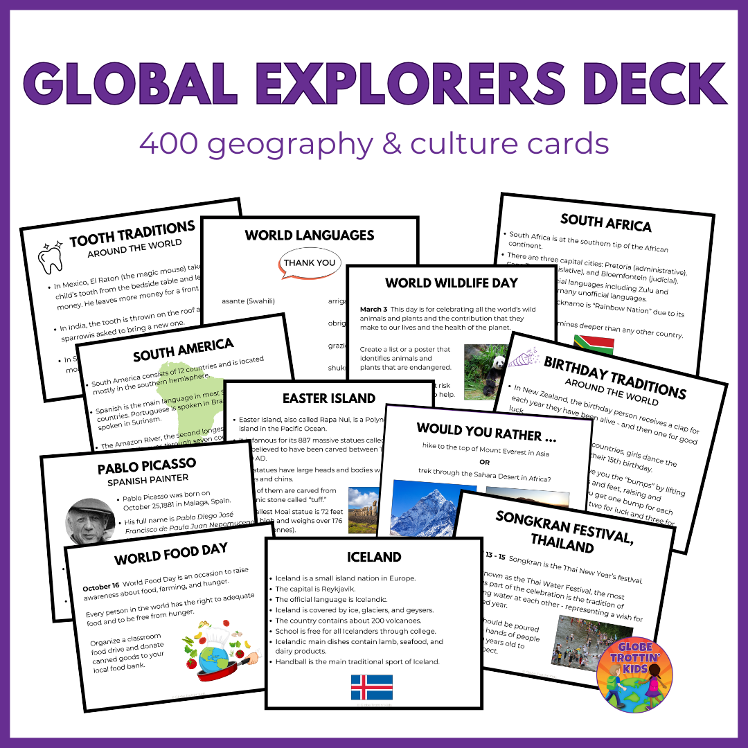 Global Explorers Deck - Globe Trottin' Kids